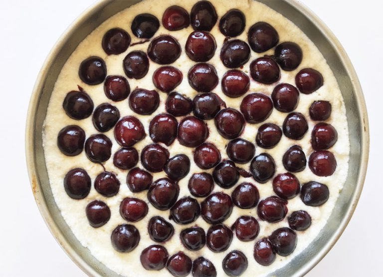 Cherry Ricotta Cake